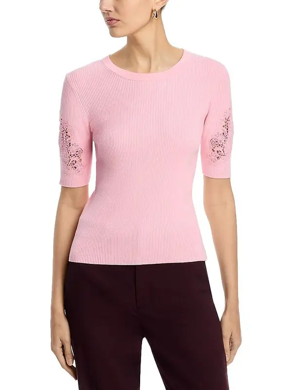Elie Tahari Magnolia Sweater - Pink Sky