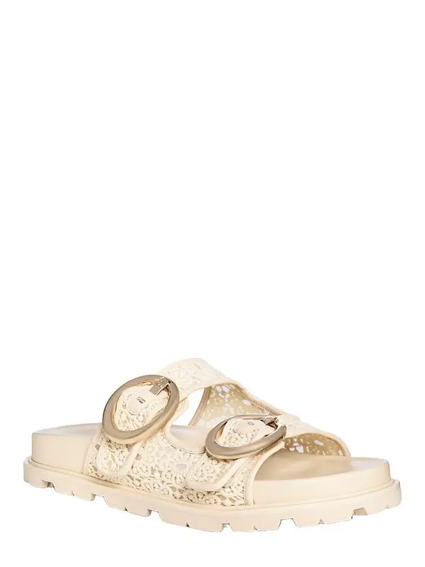 STUART WEITZMAN Benni Sport Slide Sandals - Linen