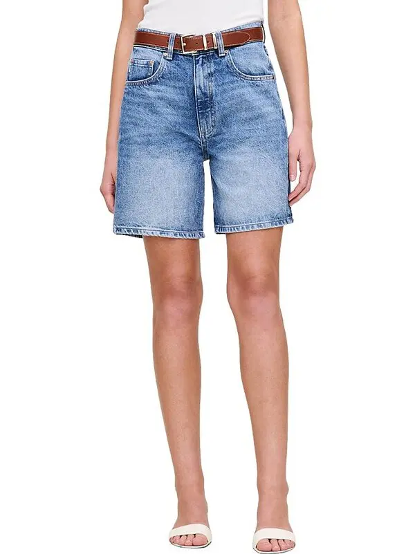 DL1961 Taylor High-rise Denim Shorts - North Lake