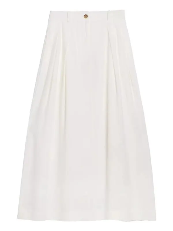 Jenni Kayne Annabel Linen Skirt - Ivory