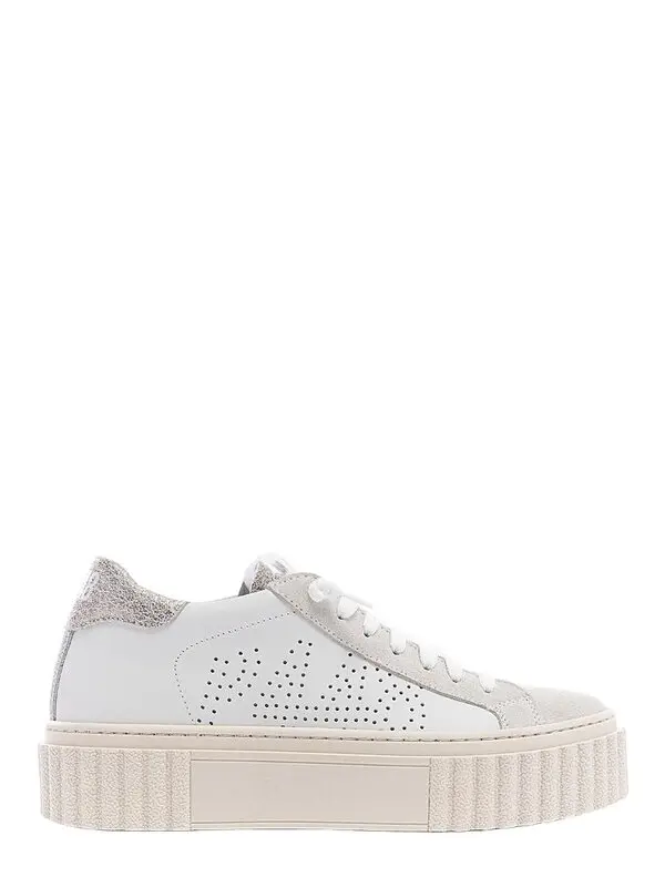P448 Creeper Platform Sneakers - White Pluto