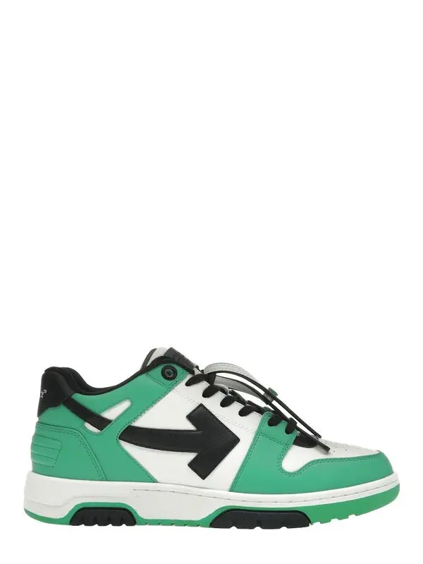 Off-White Out Of Office Low-top Sneakers - Green/black