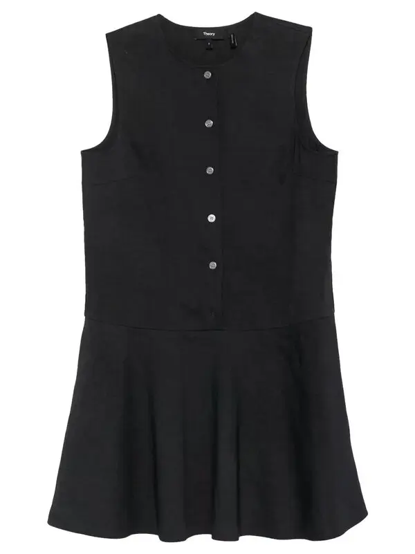 Theory Sleeveless Mini Dress - Blue