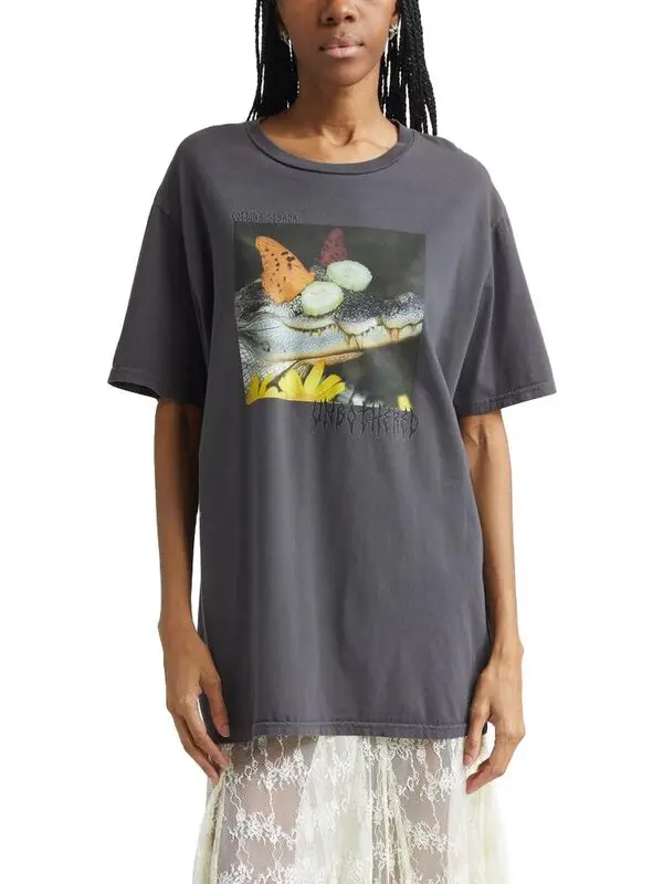 Collina Strada Organic Cotton Graphic T-shirt - Unbothered