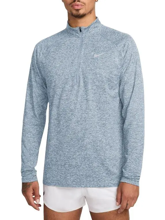 Nike Dri-fit Stride Half-zip Running Top - Light Armory Blue