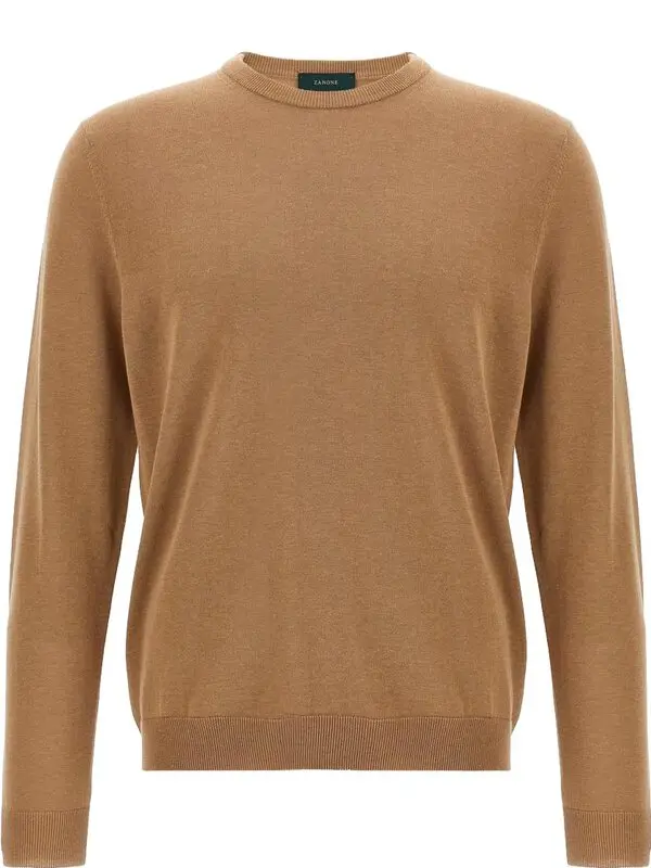 ZANONE Cotton Sweater - Beige