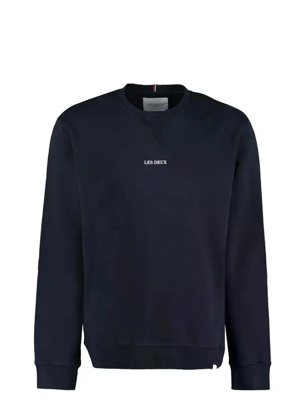 LES DEUX Logo-print Sweatshirt - Blue