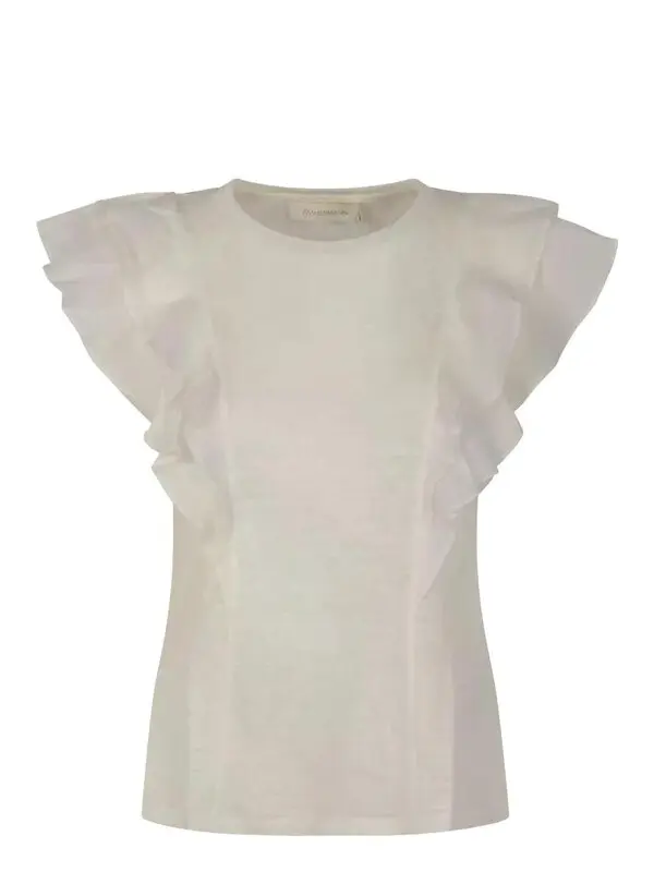 Zimmermann Linen T-shirt - White