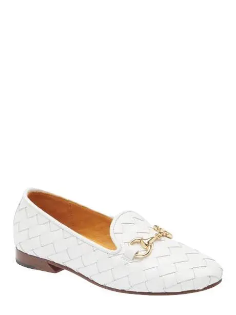 Robert Zur Letti Bit Woven Loafer - White