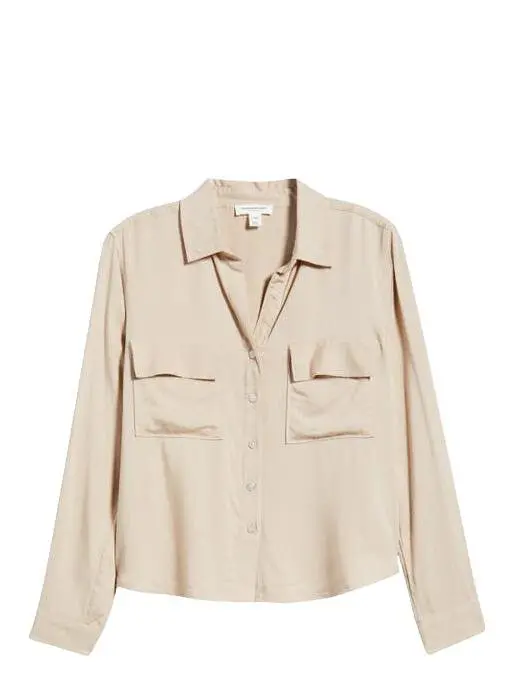 BEACHLUNCHLOUNGE Felicity Button-up Shirt - Birch