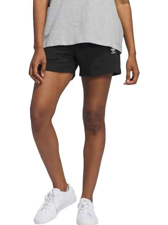 Adidas Originals By Alexander Wang Essentials Trefoil Logo Shorts - Black