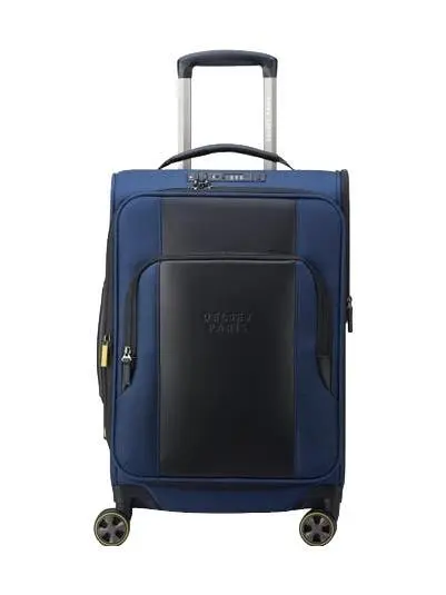 DELSEY PARIS 20" Carry-on Softside Expandable Luggage With Spinner Wheels - Navy