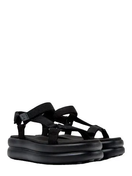 Camper Pelotas Flota Up Platform Sandals - Black