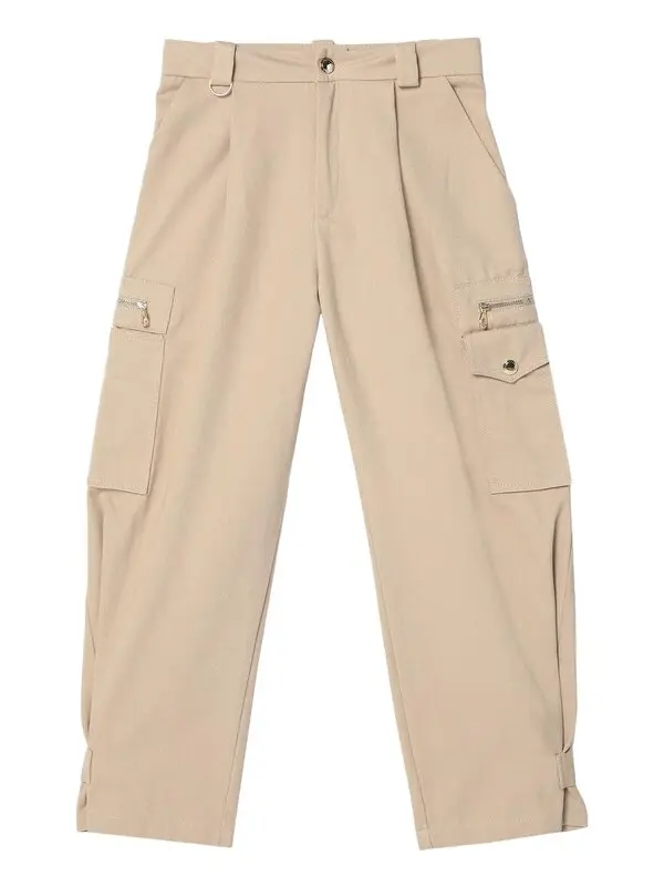 Chloé Cotton Cargo Pants - Beige