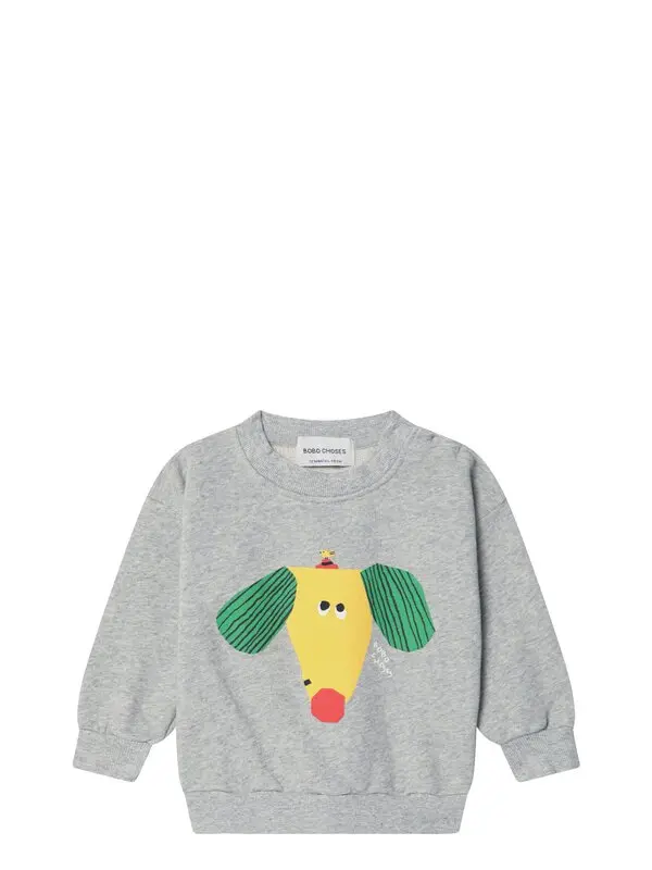 BOBO CHOSES Happy Dog Sweatshirt - Grey