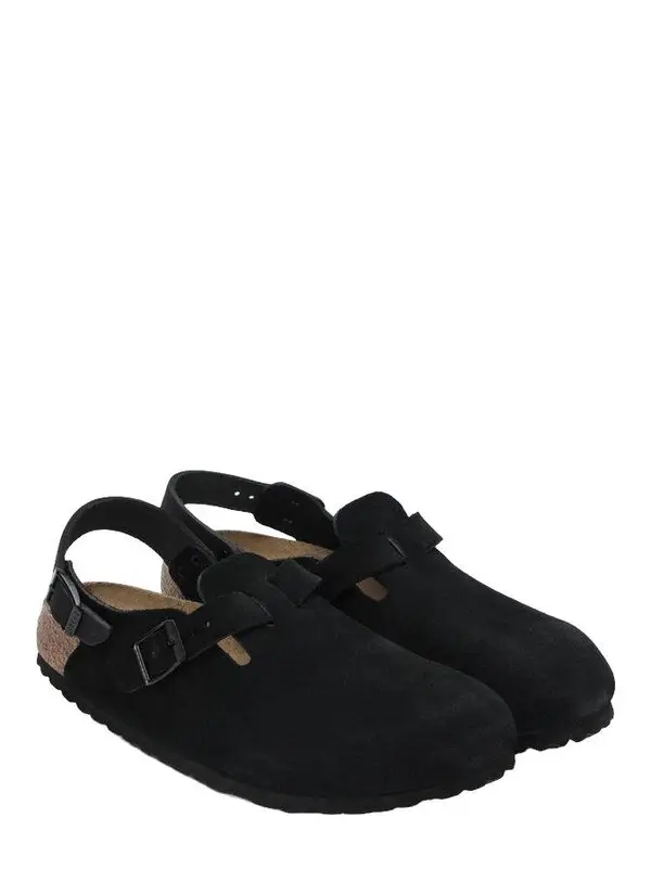 BIRKENSTOCK Suede Tokyo Loafers - Black