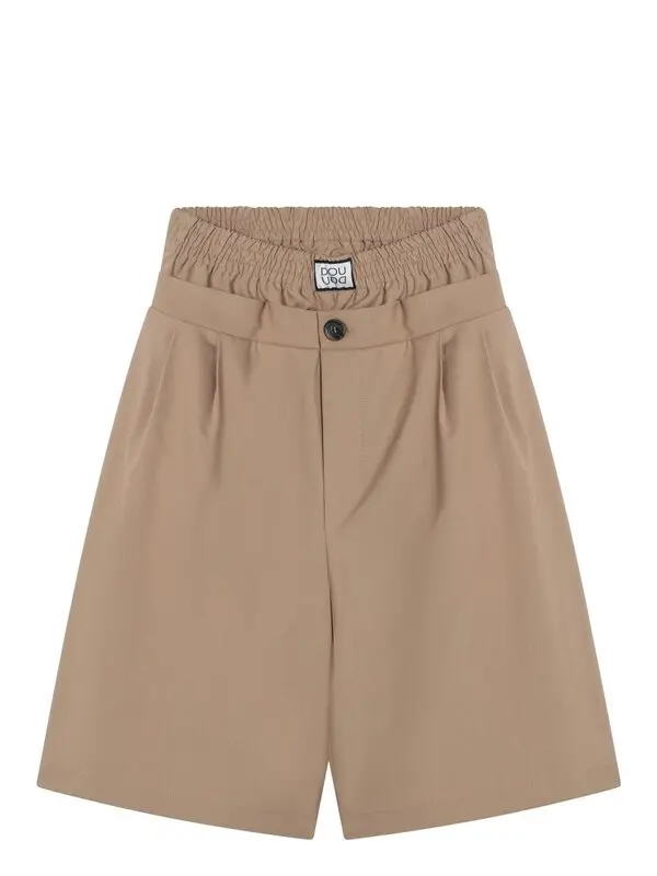 DOUUOD Bermuda Temperino Shorts - Brown