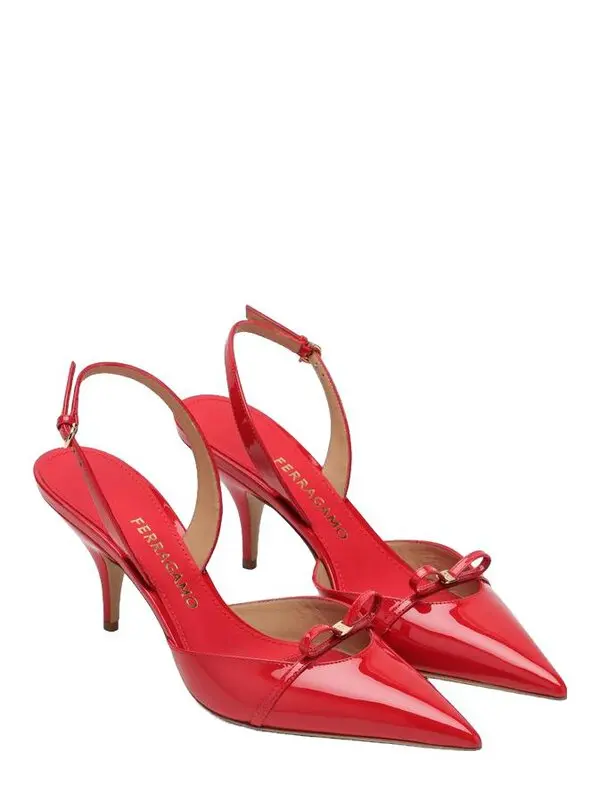 FERRAGAMO Gylla Slingbacks - Red