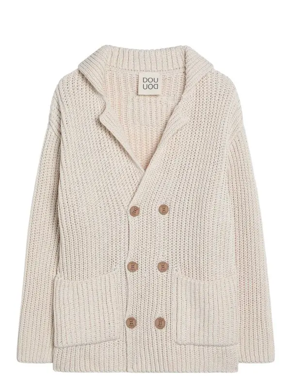 DOUUOD Cardigan Triciclo Ivory - White
