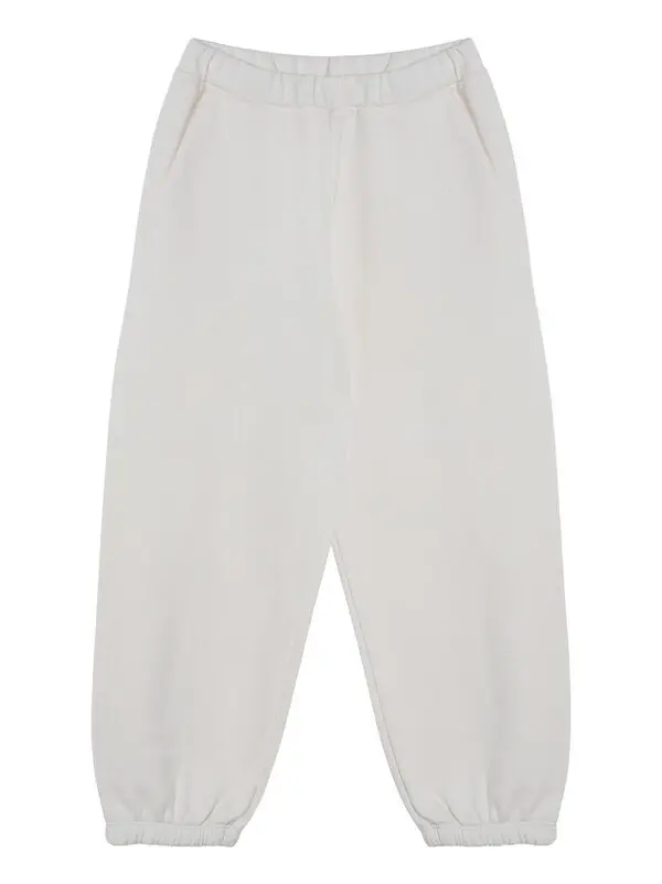 DOUUOD Cotton Blend Jogging Trousers - White