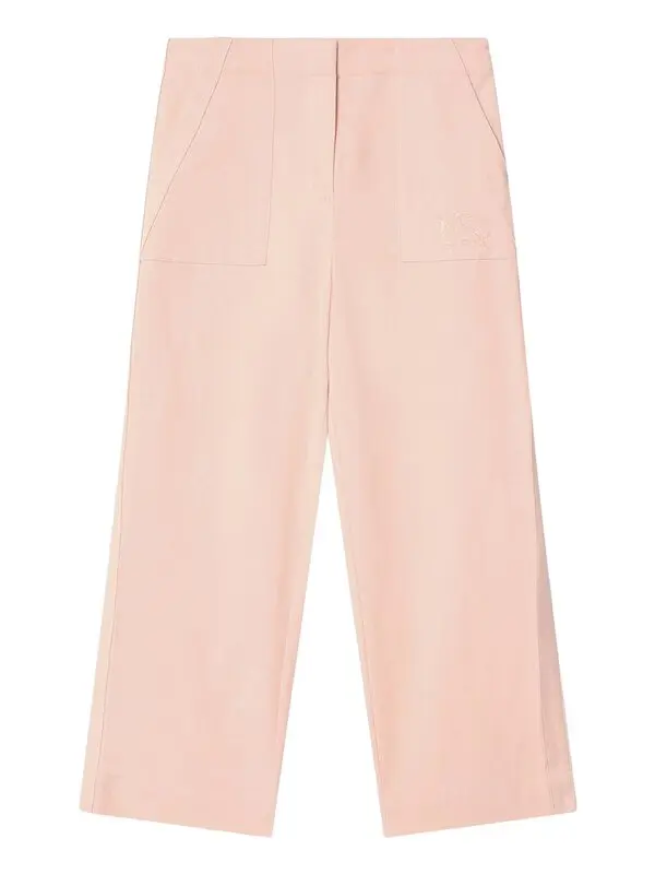 Burberry Cotton-blend Trousers - Pink