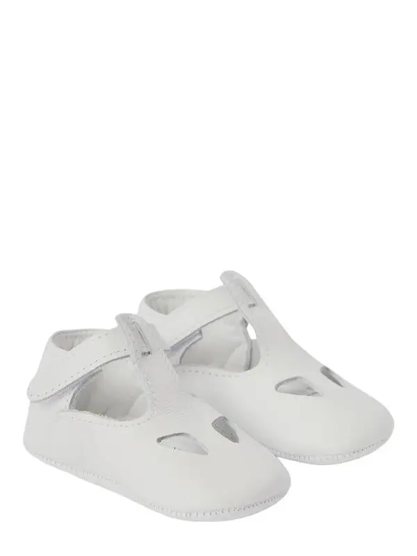IL GUFO Nappa Leather Baby Shoes - White