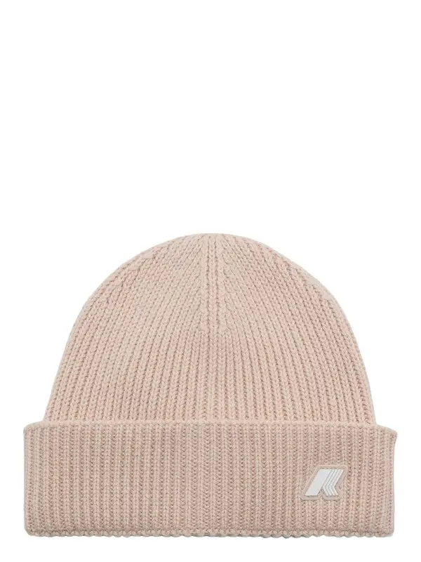 K-WAY Wool And Cotton Bonnet - Pink