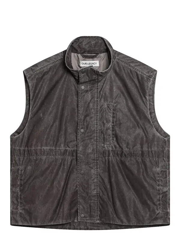 Our Legacy Firm Gilet With Vintage Effect - Brown