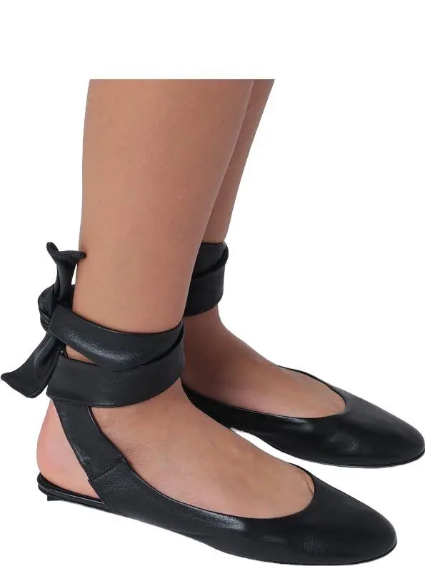 Attico Cloe Ballerina - Black