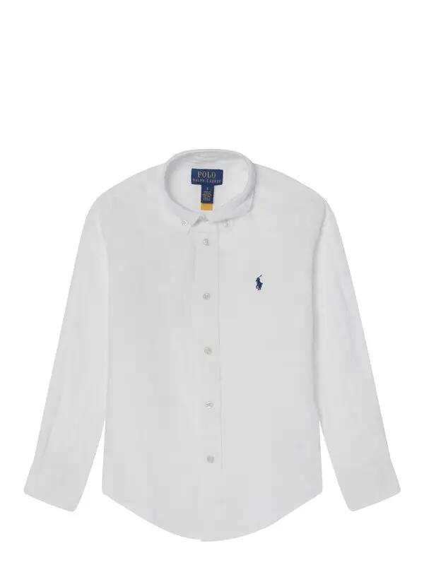 Polo Ralph Lauren Linen Button Down Shirt - White