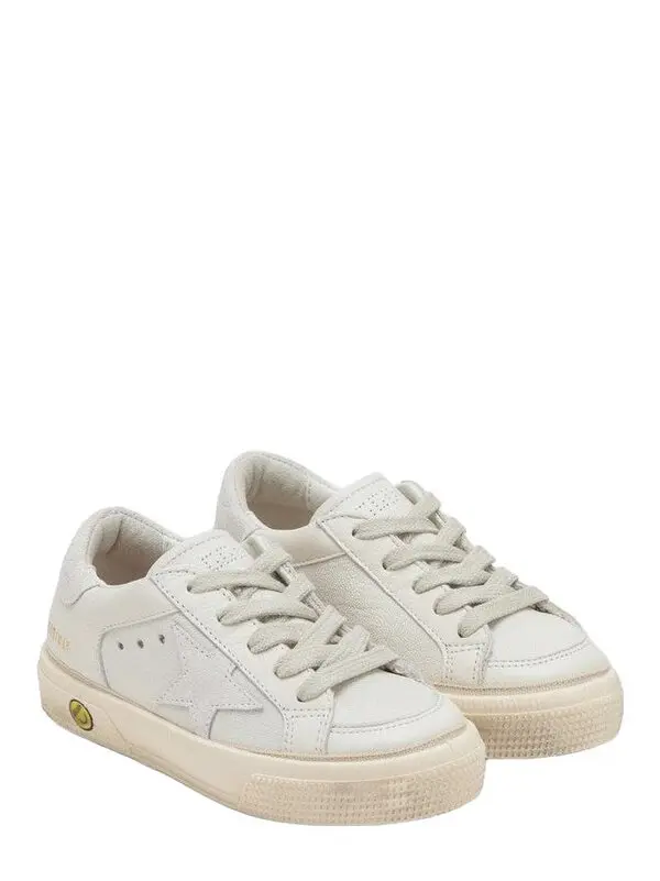 GOLDEN GOOSE Leather Low-top Sneakers - White