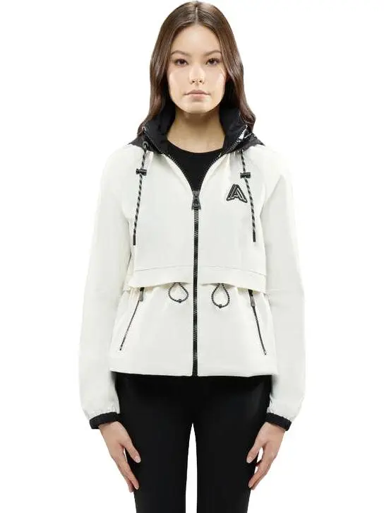 ALPENHAUS Enneth Hooded Windbreaker - Snow White
