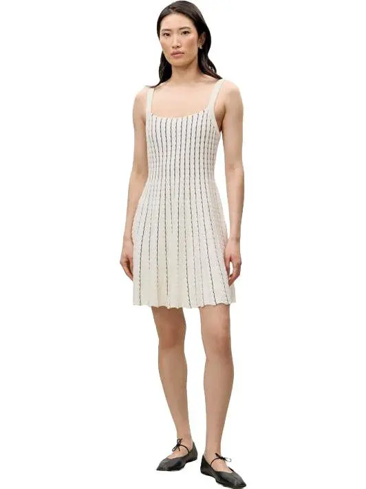 Rebecca Taylor Dorothy Knit Mini Dress - Ivory