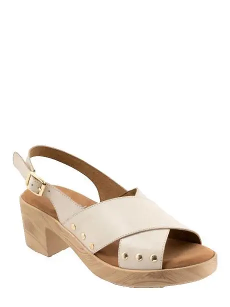 Softwalk Florence Slingback Platform Sandal - Ivory