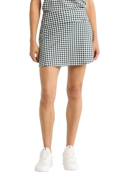 RHONE 16-inch Sport Skort - Black Gingham