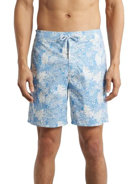 Johnnie-o Salty Dogs Floral Swim Trunks - Maliblu