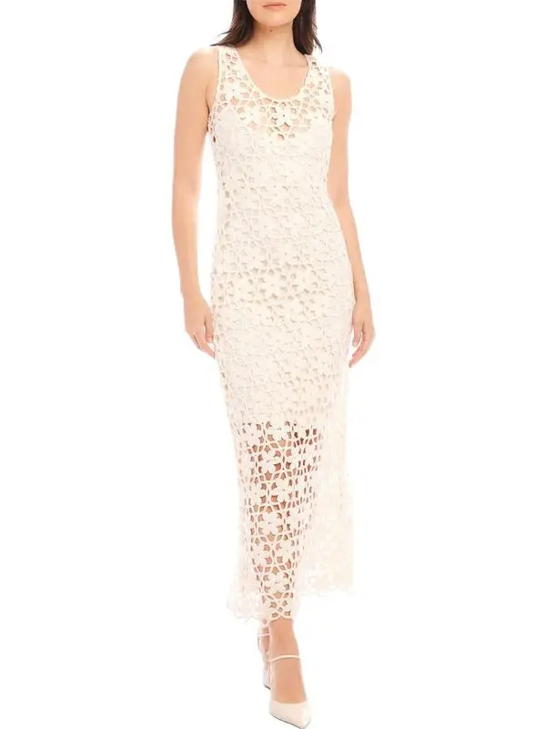 Fifteen Twenty Kelsie Sleeveless Midi Dress - Ivory