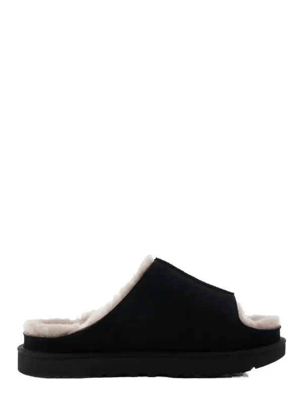 UGG Greenport Sheepskin Slides - Black