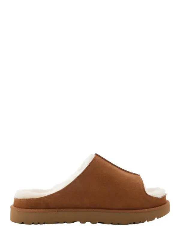 UGG Greenport Sheepskin Slides - Tan