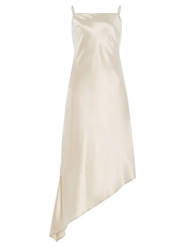 BY MALENE BIRGER Leviana Satin Midi Dress - Ivory