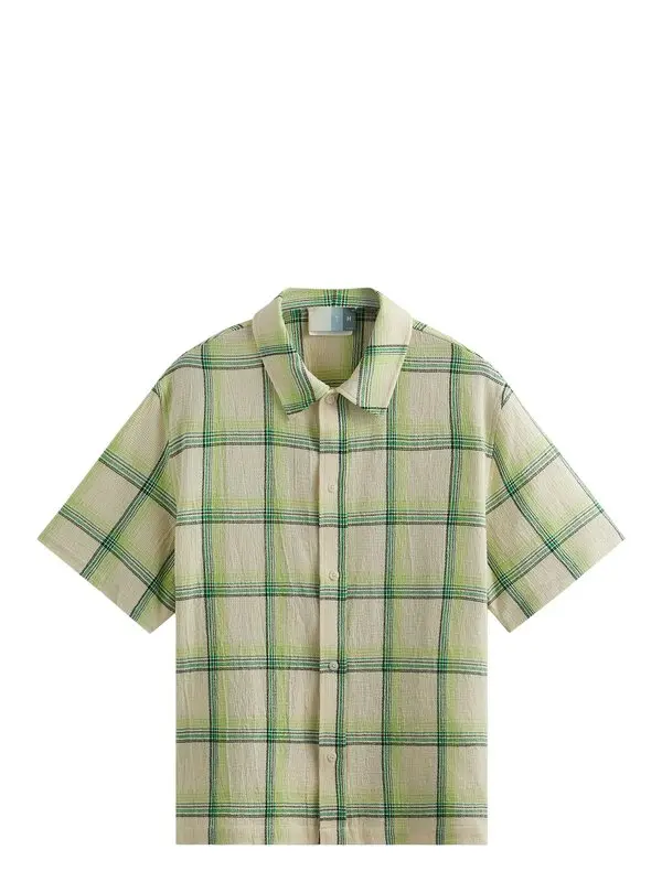 Kith Boxy Collared Overshirt 'apex - Multicolor