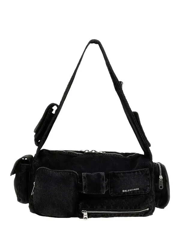 Balenciaga Superbusy Sling Bag - Black