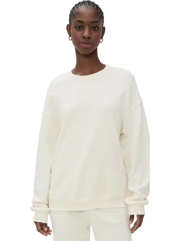 Eterne Oversized Crewneck Sweatshirt - Cream