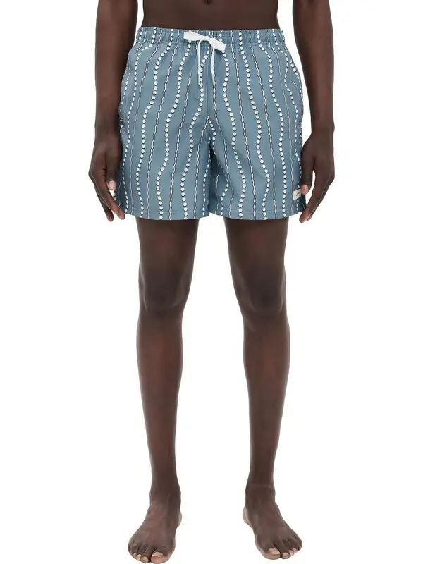 BATHER Ash Tidal Current Swim Trunks 5.5 - Grey