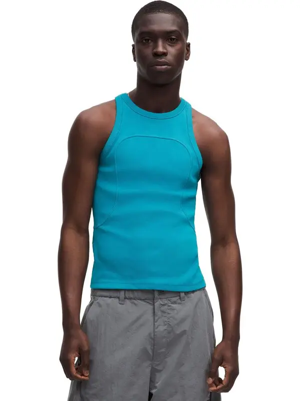 Lululemon Ribbed Tight-fit Tank Top - Indian Ocean
