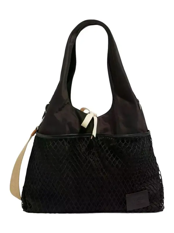 Bimba Y Lola Paper Shoulder Bag - Black