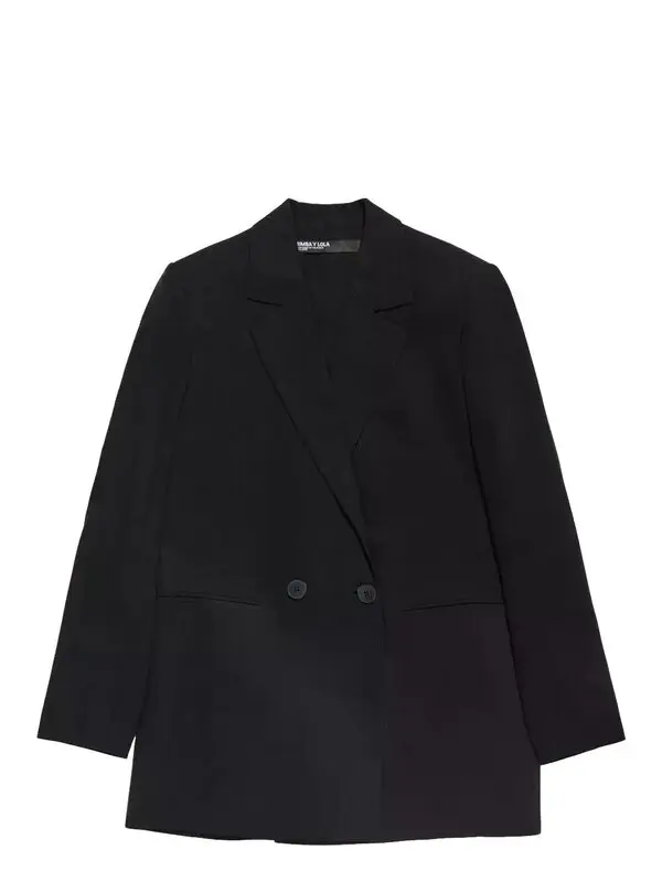Bimba Y Lola Double Breasted Blazer - Black