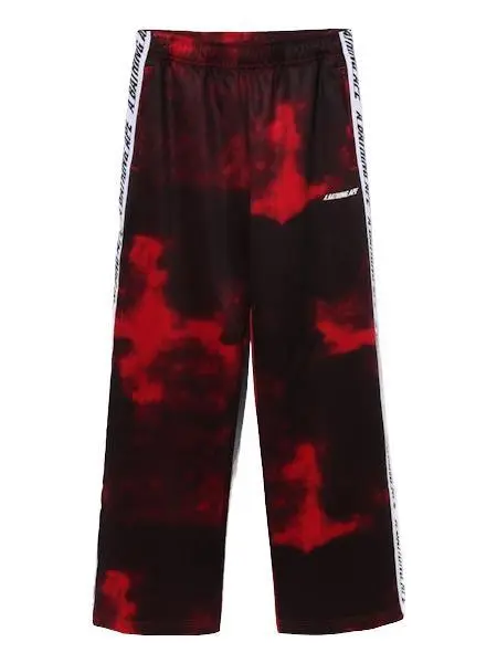 A BATHING APE Tie Dye Track Pants - Red