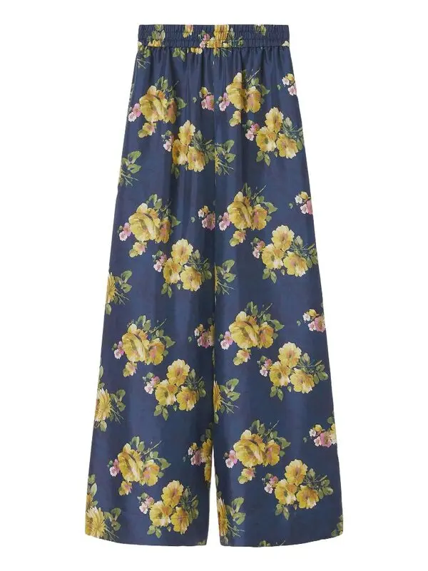 La DoubleJ Palazzo Pants - Riptide Midnight Blue