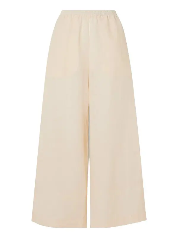ERES L'intemporel Select Linen Wide-leg Pants - Neutrals